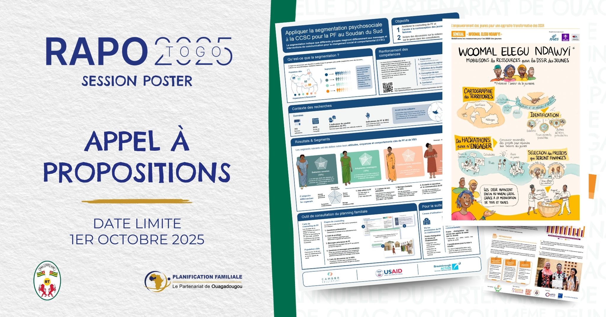RAPO 2025 : Directives pour la session poster - Partenariat de Ouaga