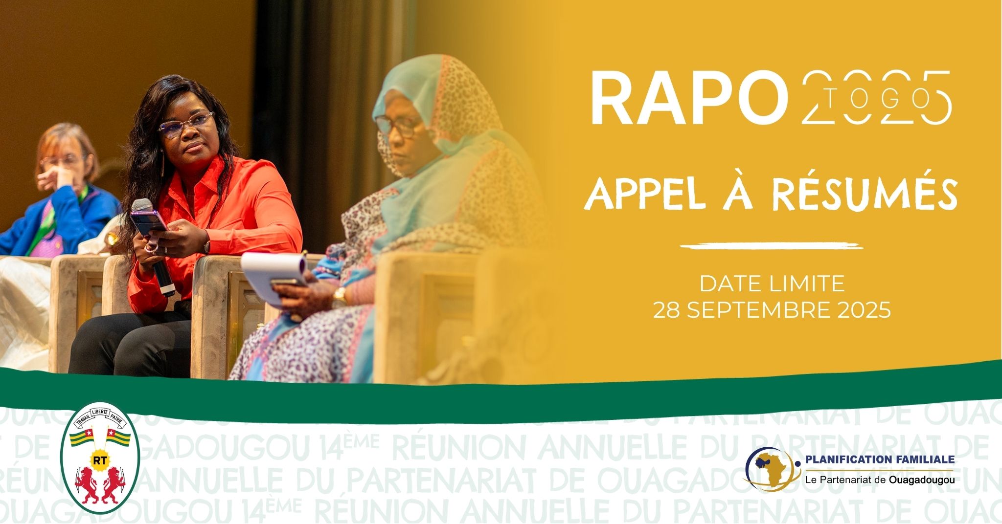 RAPO 2025 : appel à résumés - Partenariat de Ouaga